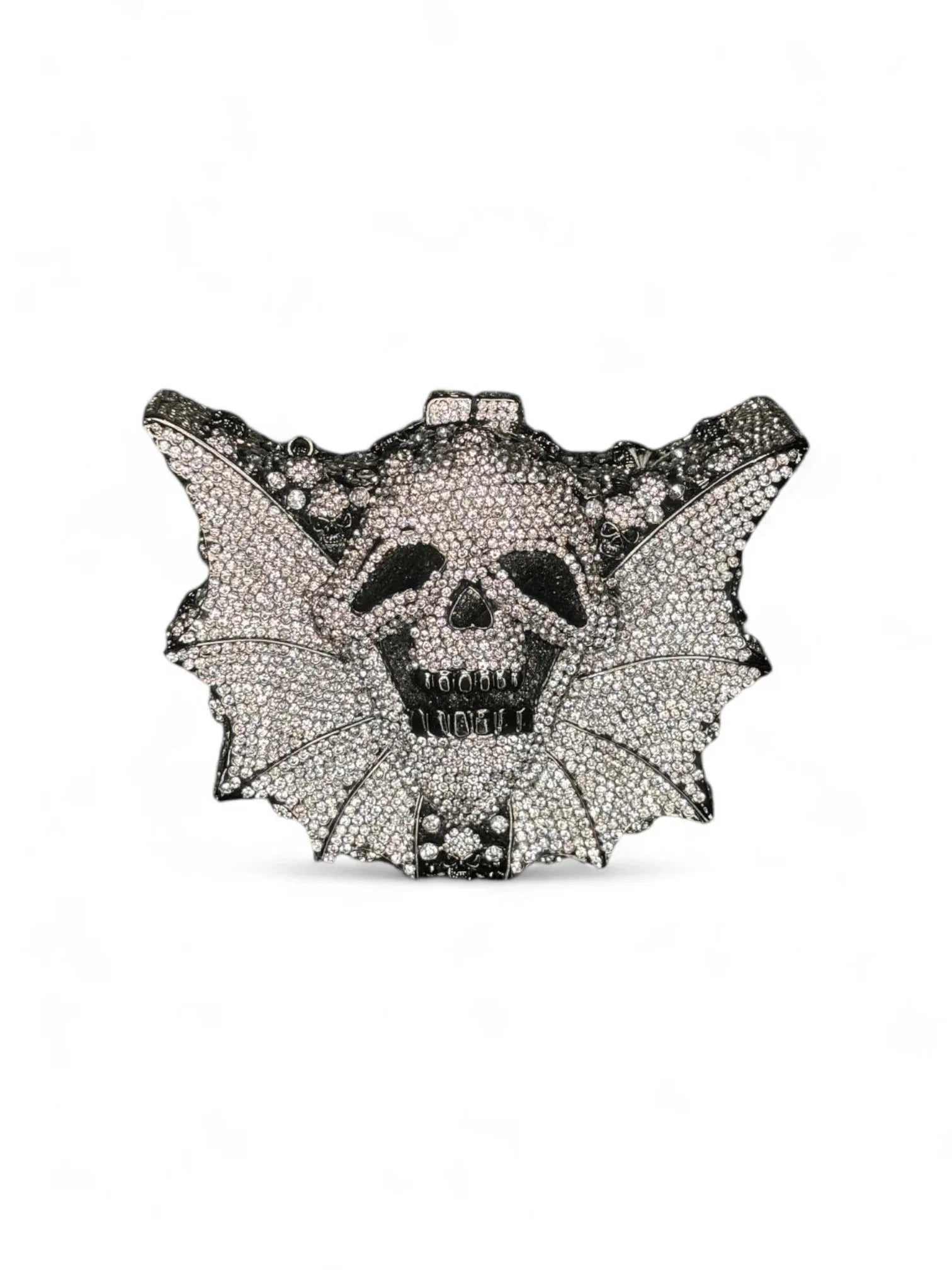 The Skull Bat Crystal evening Clutch – Wagon Horse